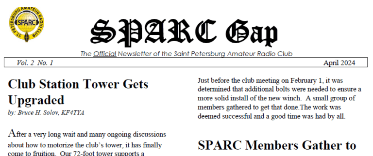 SPARC | St. Petersburg Amateur Radio Club